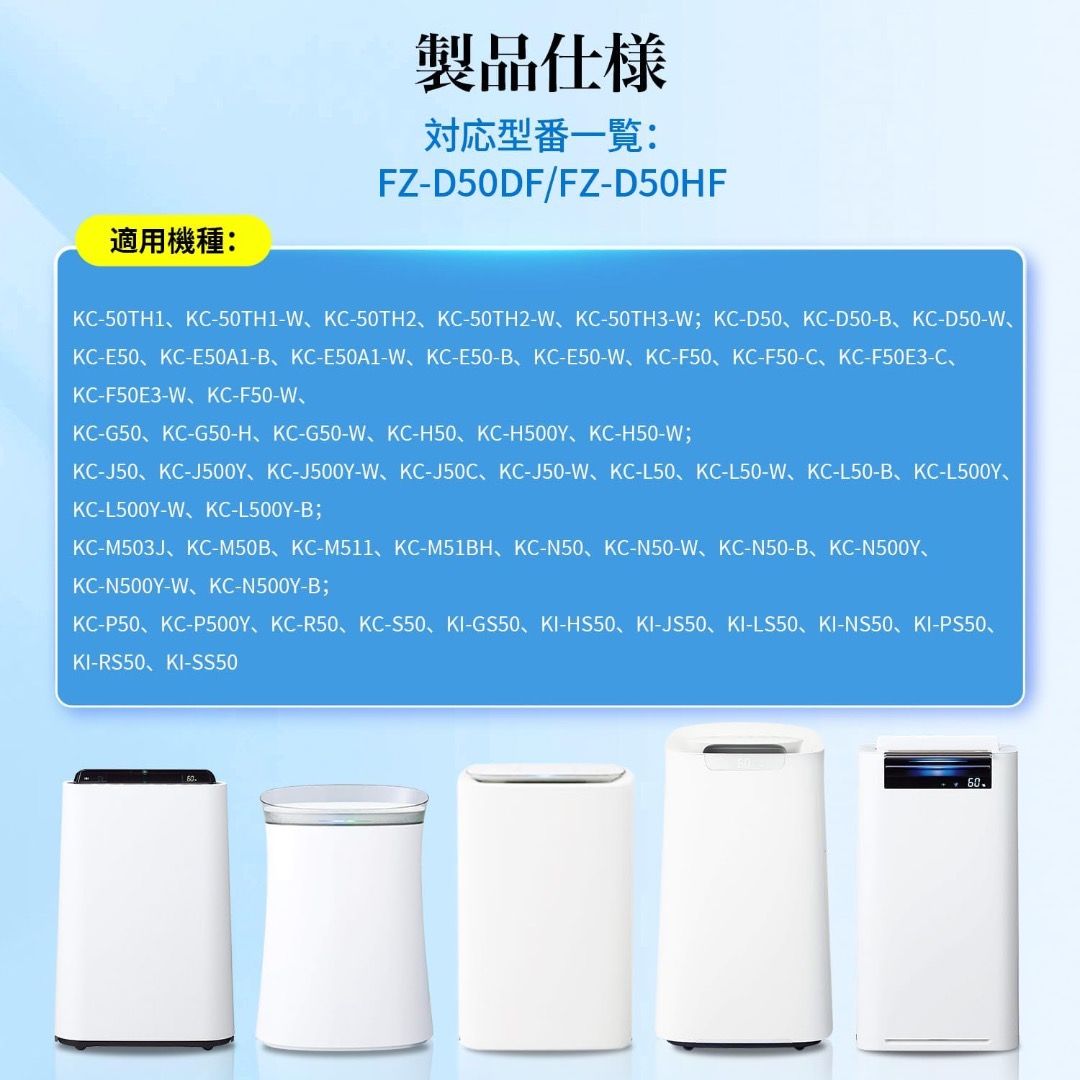 Sharp 空氣清新機 代用濾芯 Air Purifier Filter FZ-D50DF/FZ-D50HF, 家庭電器, 空氣清新機及抽濕機 - Carousell