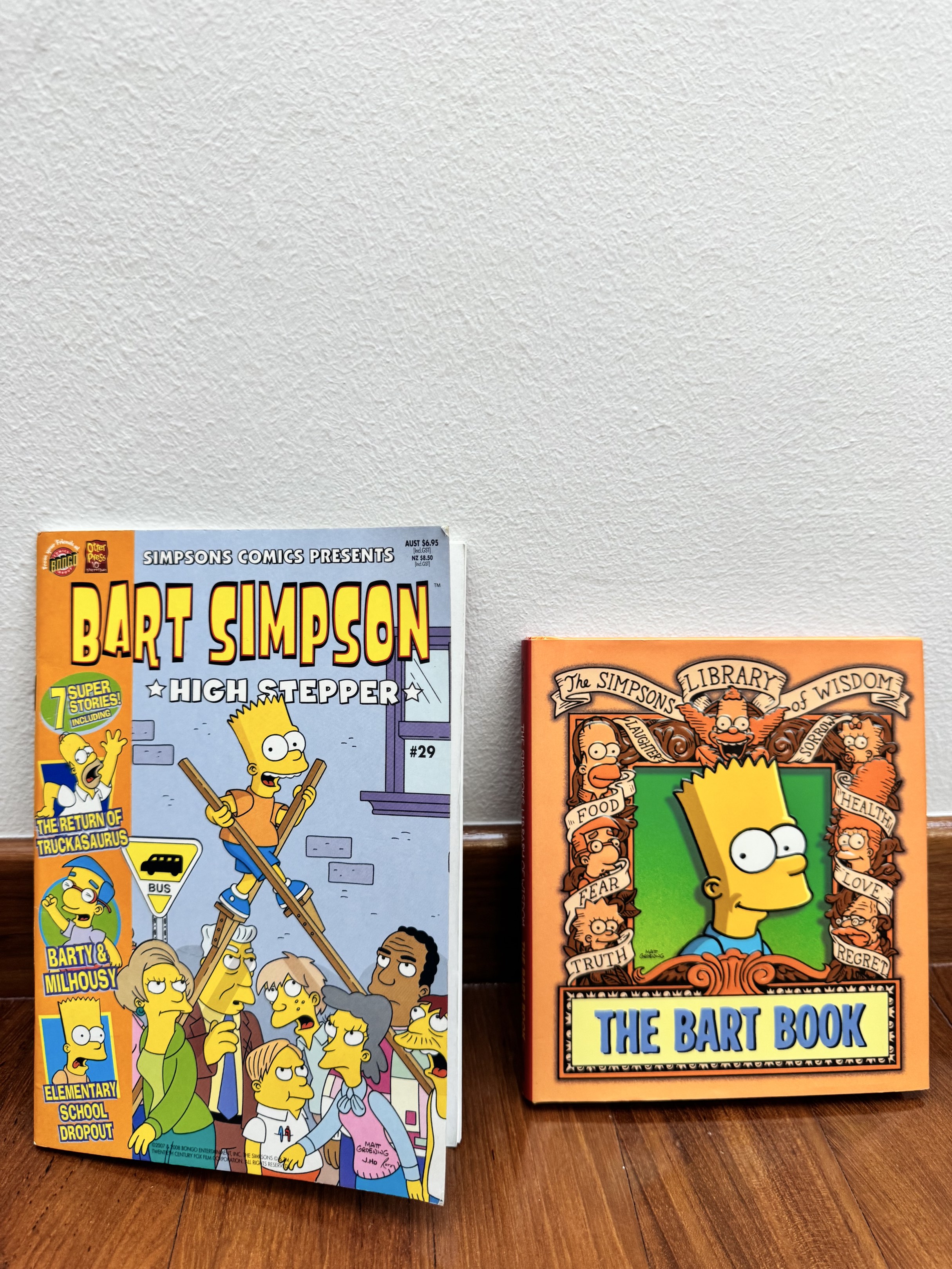 Simpsons Comics: The Simpson’s Library of Wisdom and Bart Simpson High ...