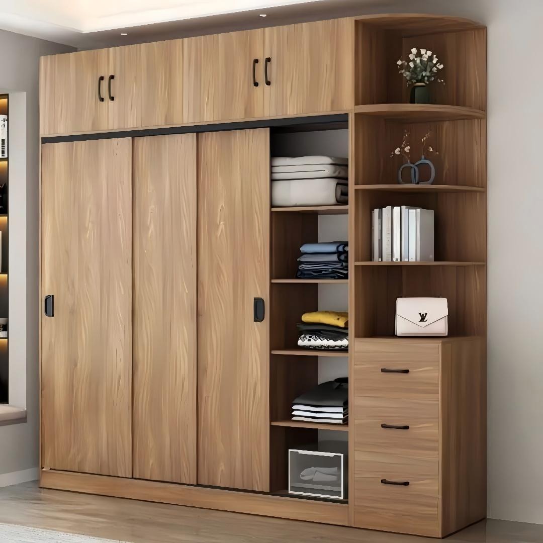 Sliding Door Wardrobe 〖🚚Free Shipping〗 Storage Cabinet, Clothing ...