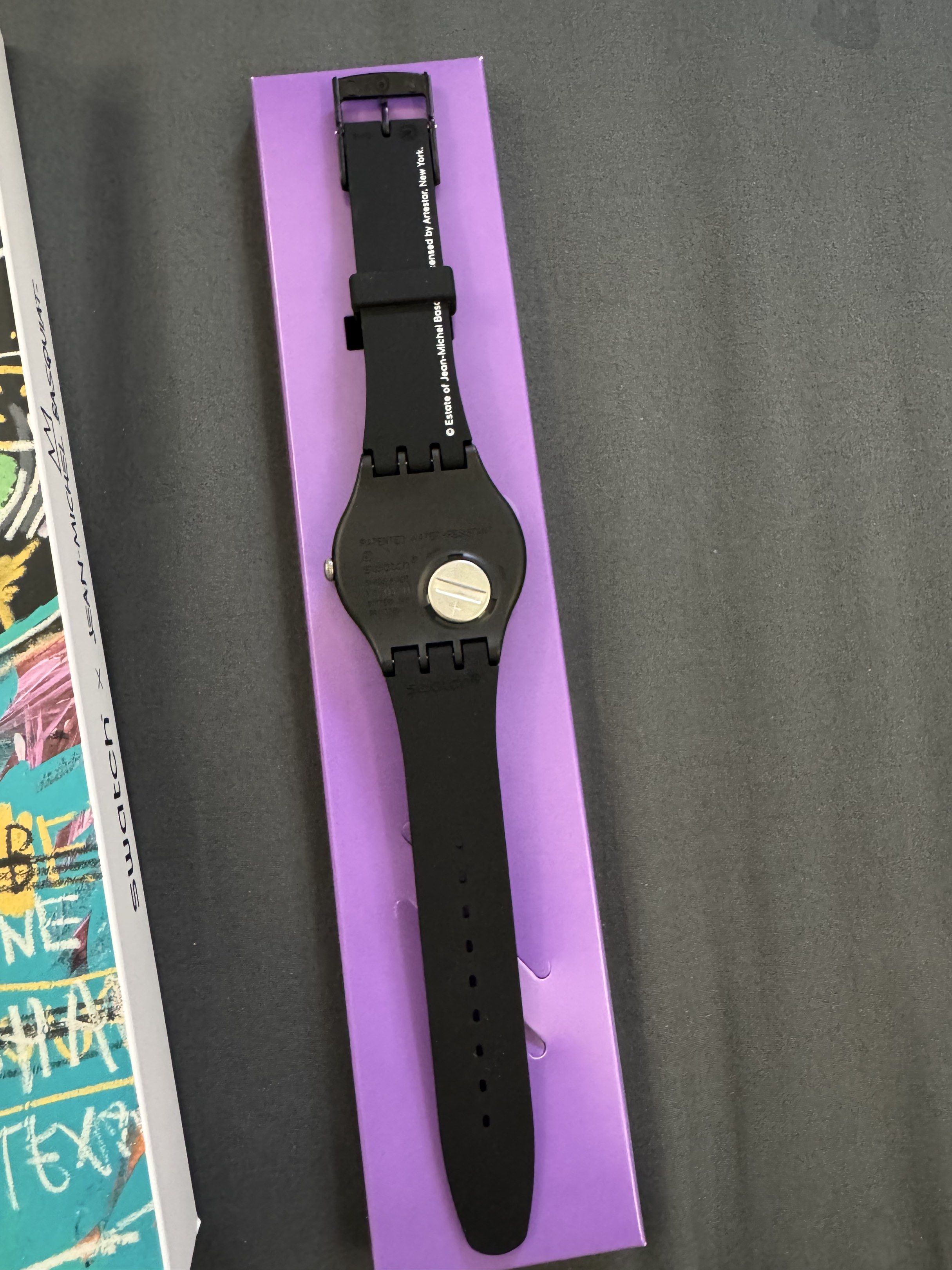 Swatch x Jean-Michel Basquiat Ishtar Watch, Men's Fashion, Watches ...