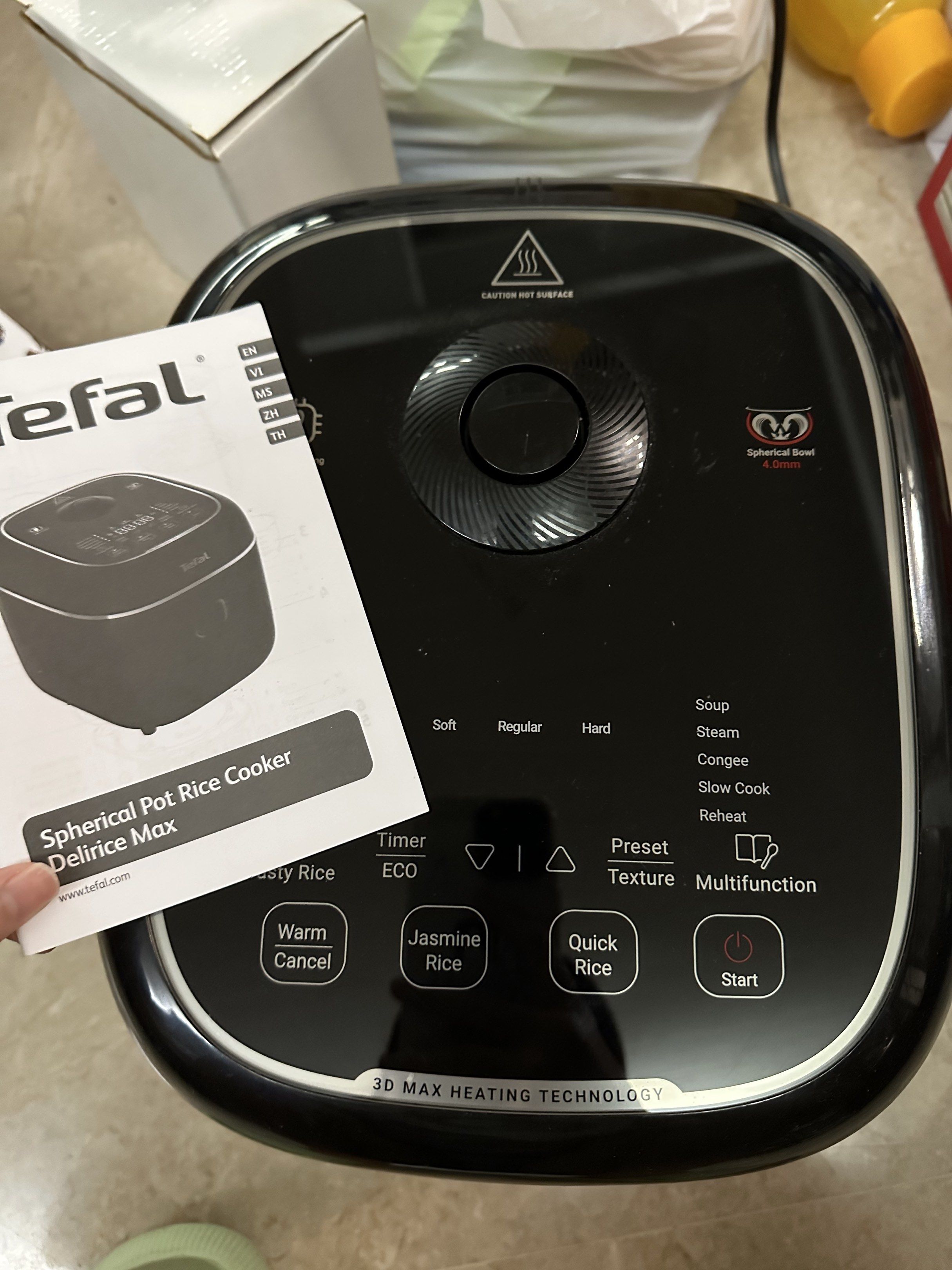 Tefal Spherical Pot Rice Cooker Delice Max, TV & Home Appliances ...