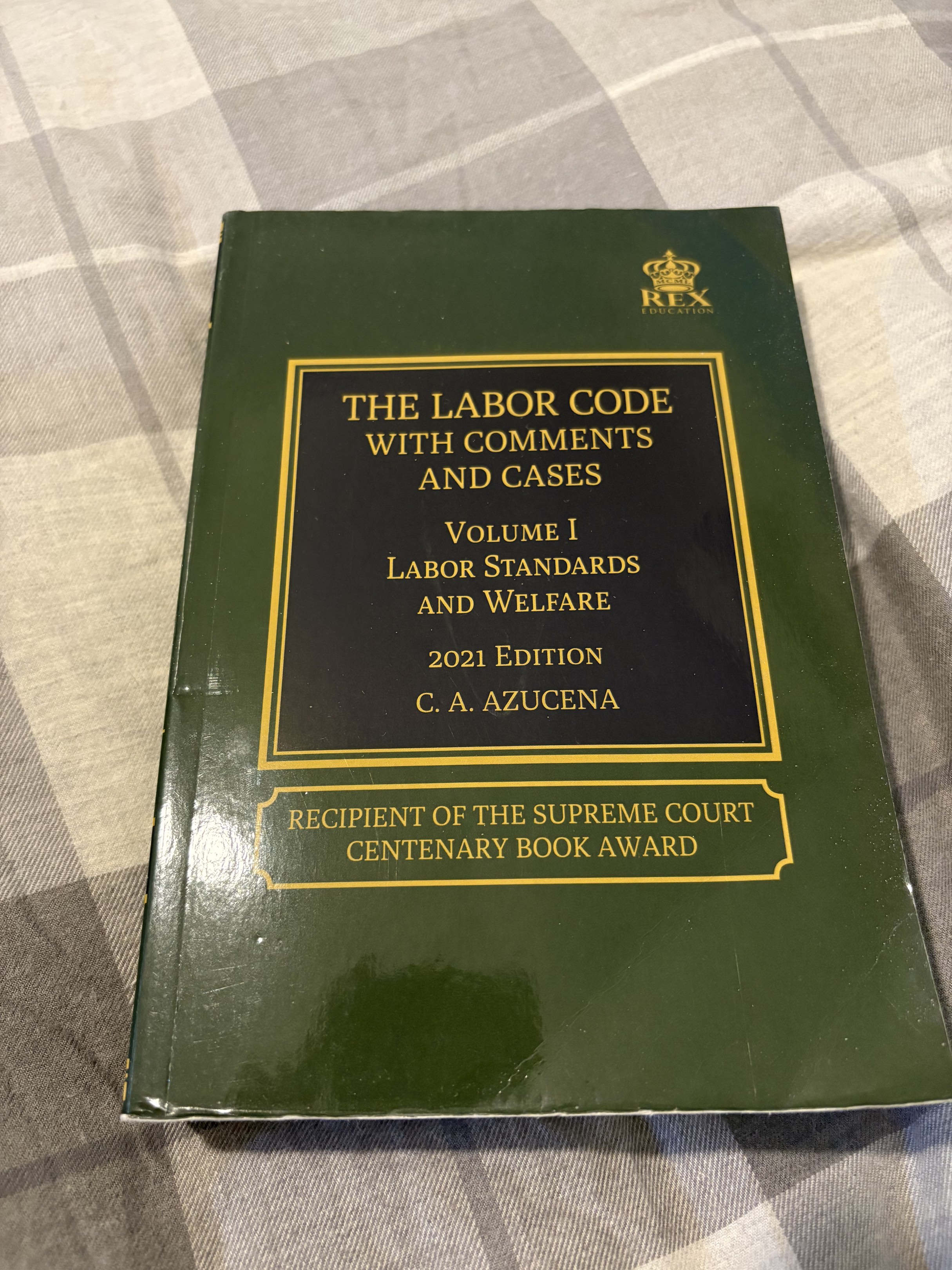 The Labor Code with Comments and Cases Volume I, Hobbies & Toys, Books ...