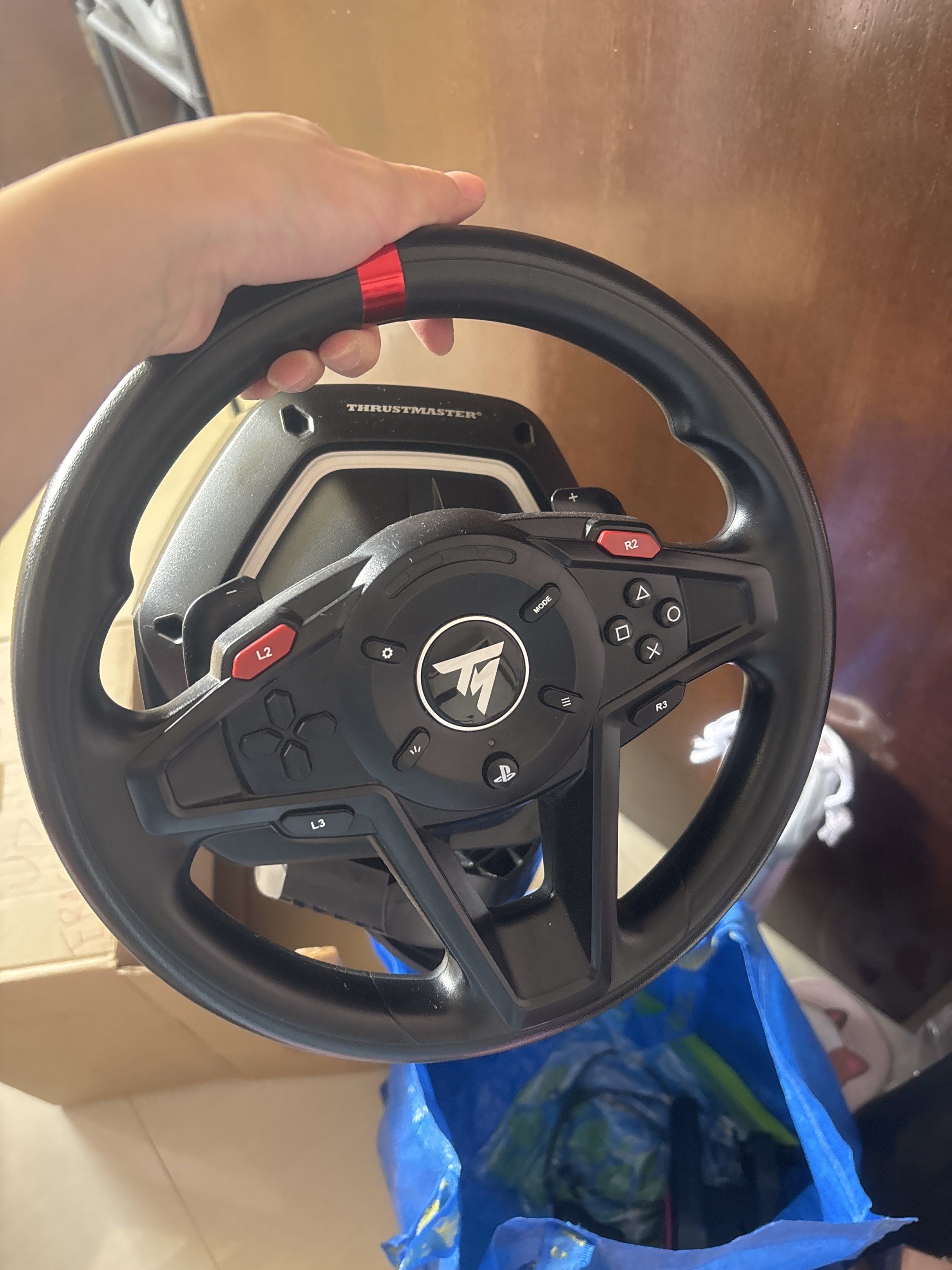 Thrustmaster T128 GT Racing Wheel Set, Video Gaming, Gaming Accessories ...