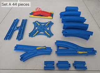 IKEA Wooden Train Track Set, Hobbies & Toys, Toys & Games on Carousell