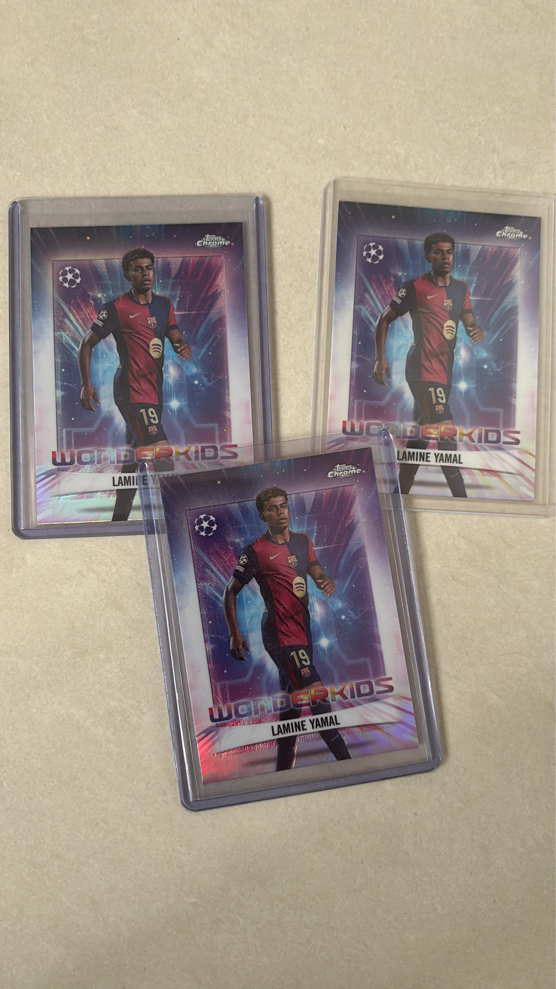 Topps Chrome Wonderkids Lamine Yamal Trading Card, Hobbies & Toys, Toys ...