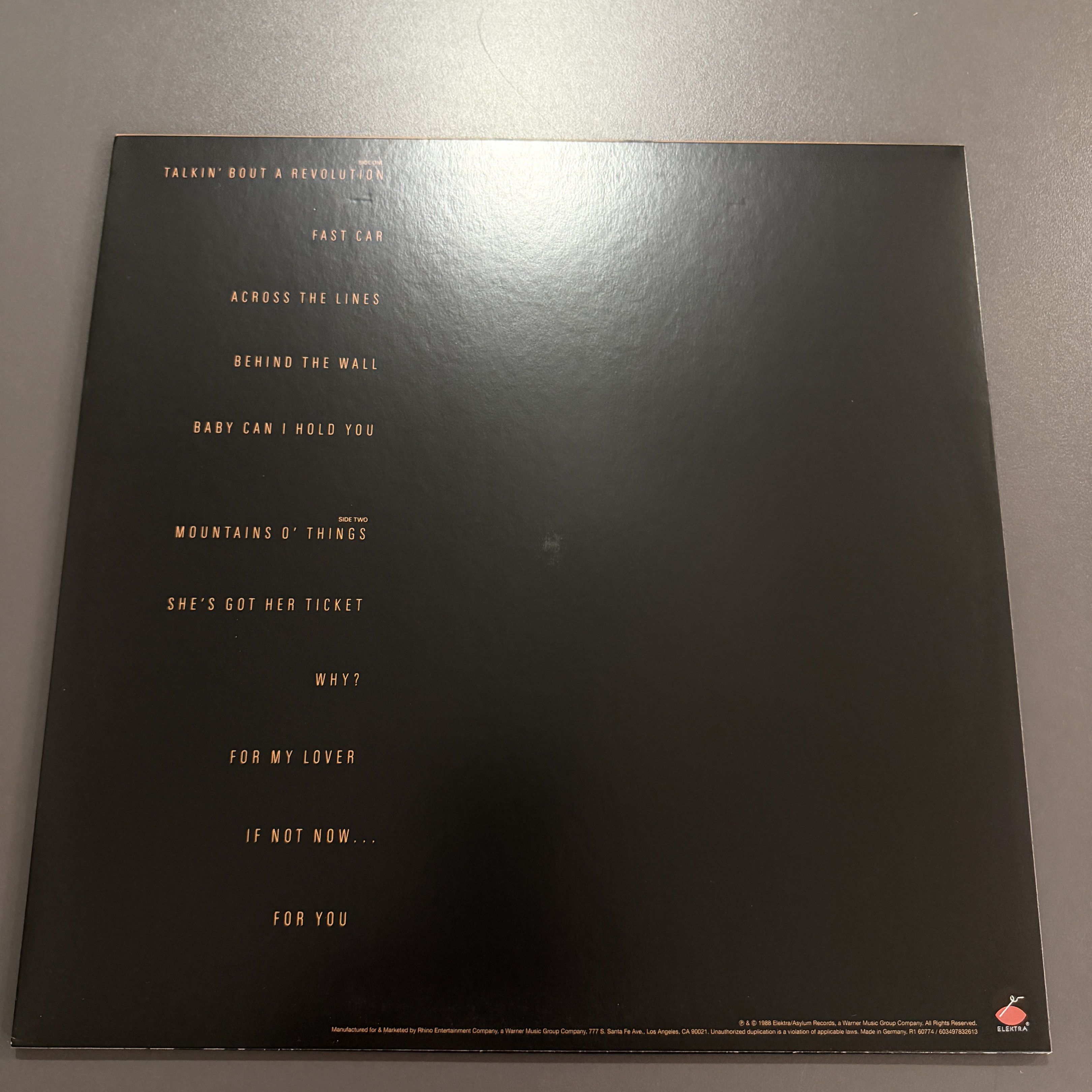 Limited Edition Tracy Chapman - Tracy Chapman (35th Anniversary Edition ...