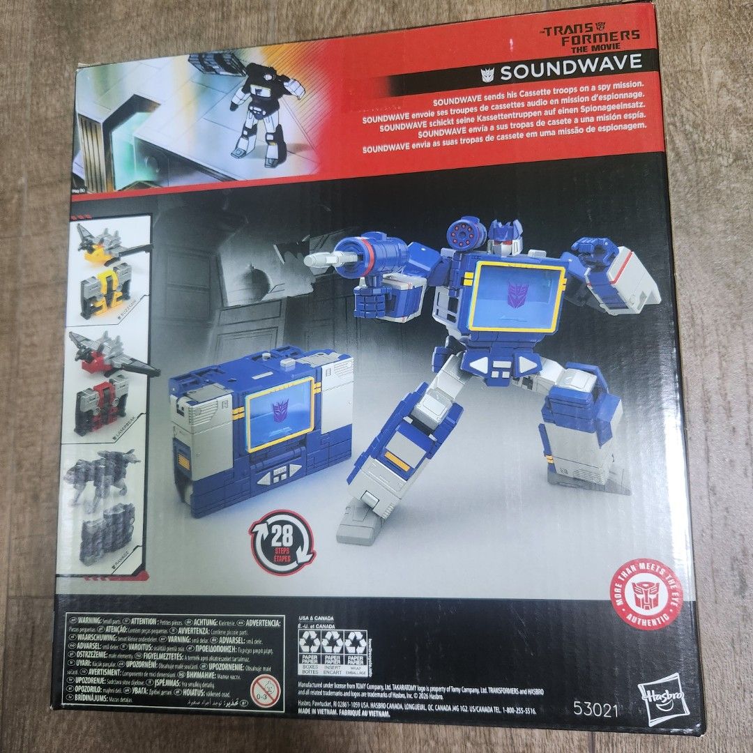 Transformers Studio Series Soundwave Action Figure, Hobbies & Toys ...