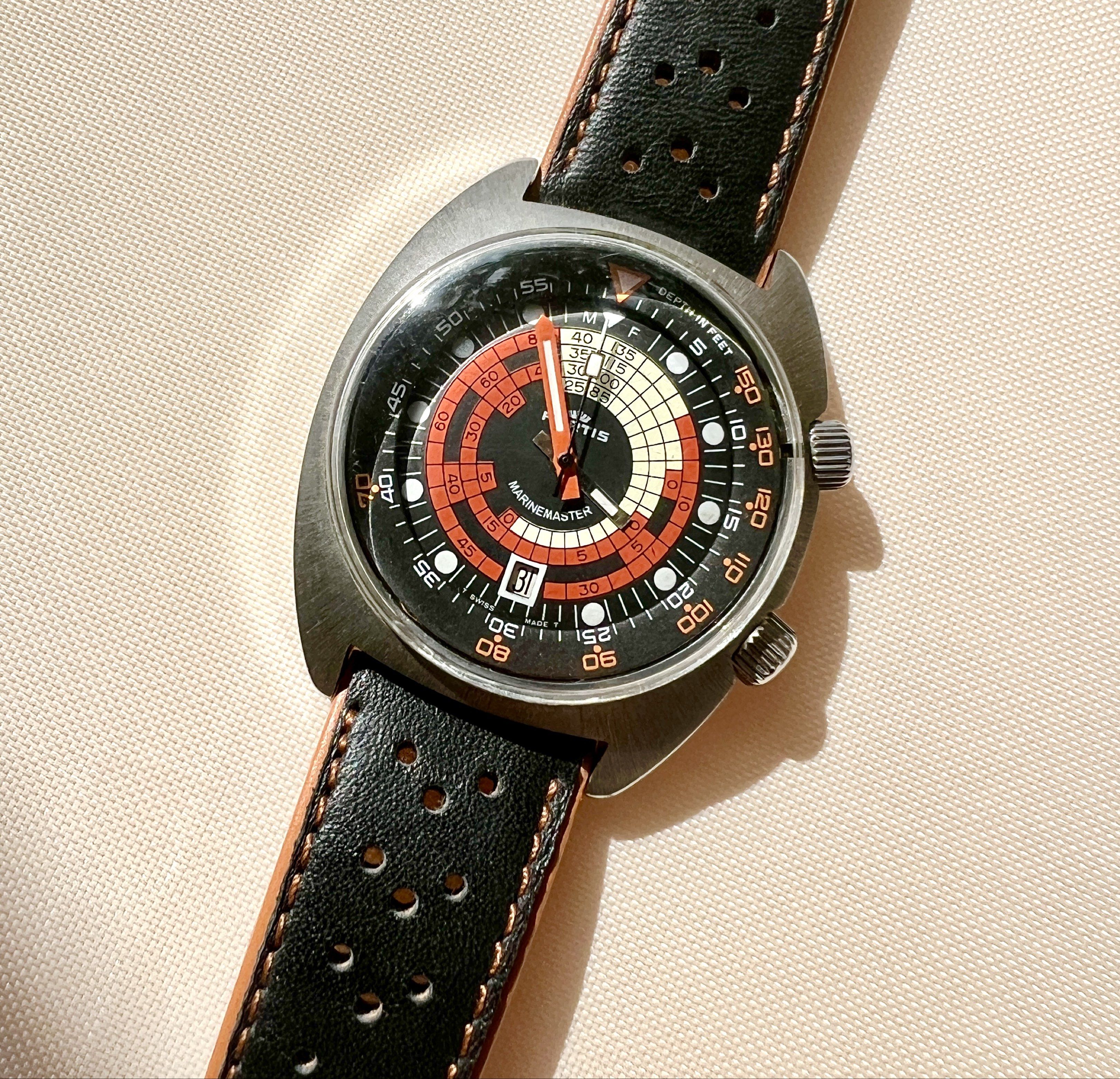Vintage Fortis Marinemaster Diver Compressor Watch, Men's Fashion ...