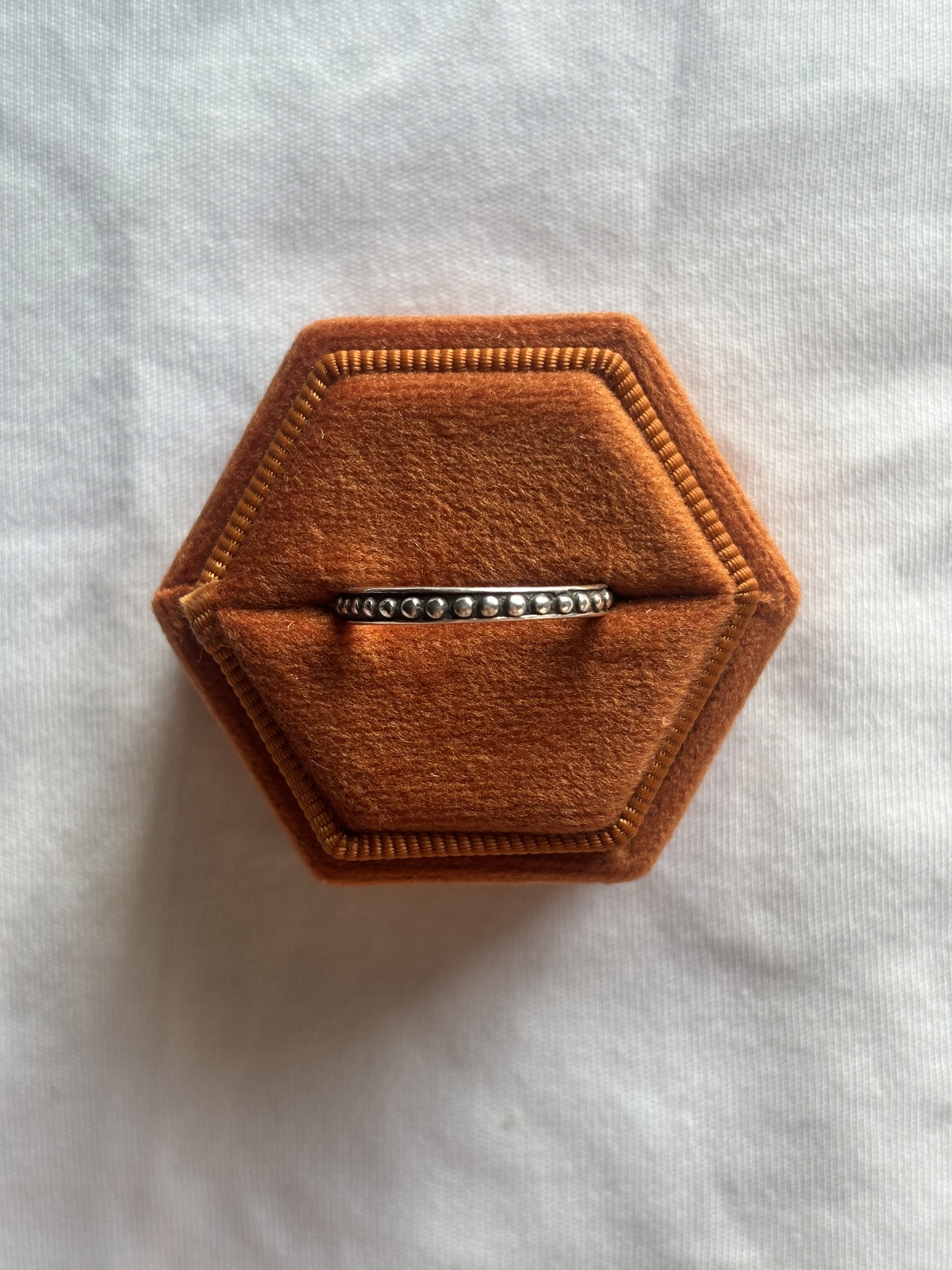 Vintage Sterling Silver Dot Ring, Women's Fashion, Jewelry & Organisers ...
