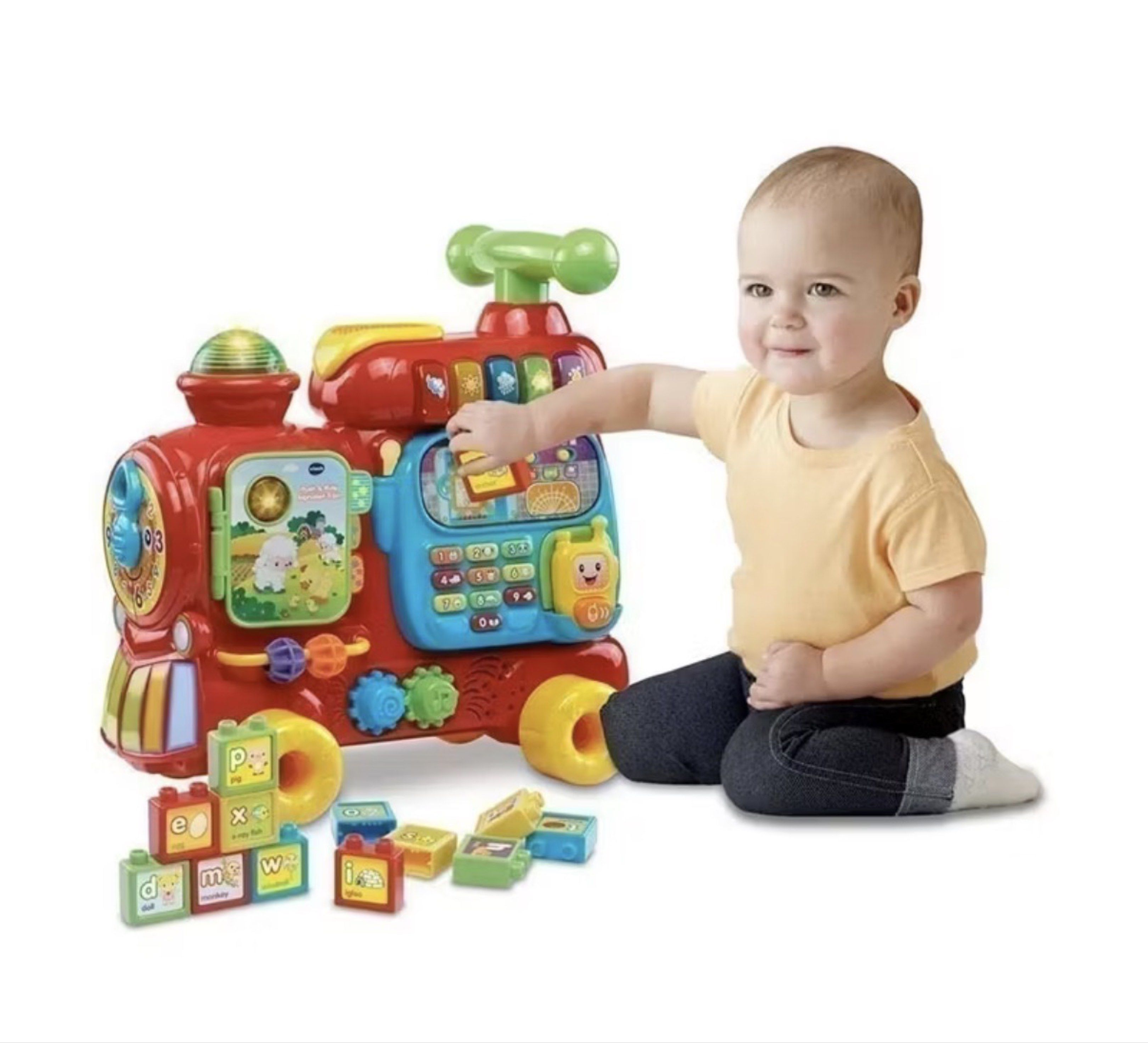 VTech Sit-to-Stand Ultimate Alphabet Train, Babies & Kids, Infant ...