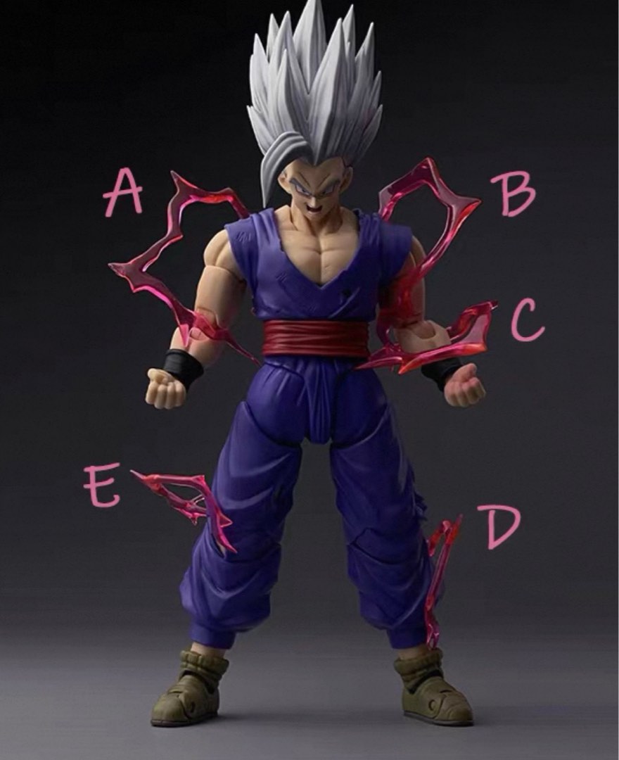 1/12 Scale Lightning / Energy Effect Parts – Action Figure Accessories ...