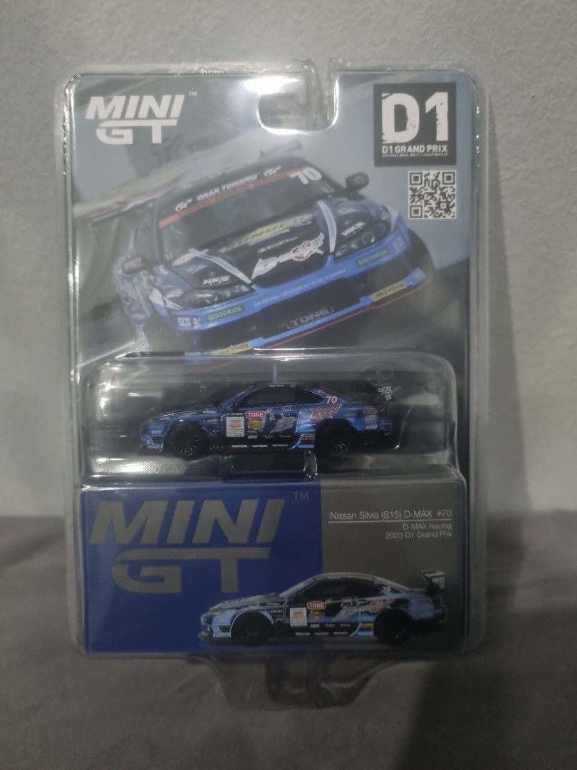 1/64 Mini GT Nissan Silvia (S15) D-Max 2023 D1 Grand Prix D-MAX Racing ...