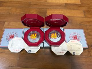 1998 Singapore Sterling Silver Proof Coin Set, Hobbies & Toys ...