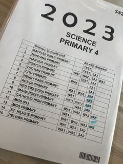 2024 Primary 3 Science Testpapers, Hobbies & Toys, Books & Magazines ...
