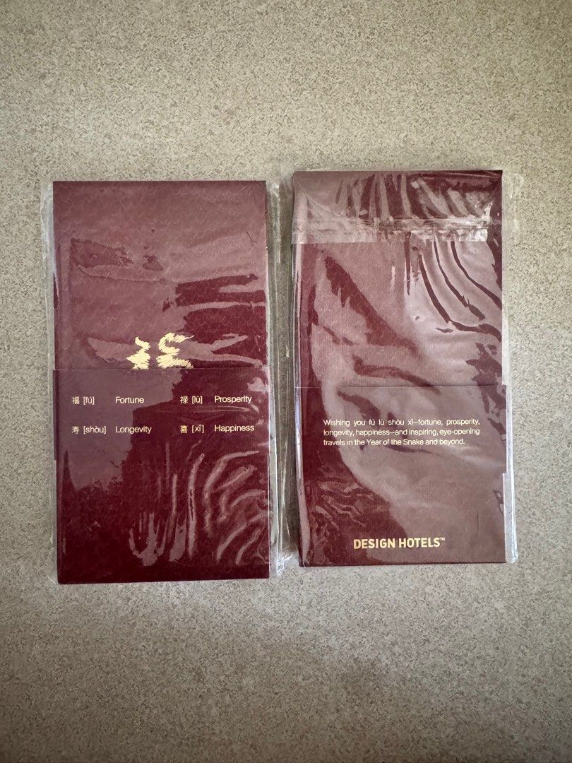 2025 Design Hotels Red Packets, Hobbies & Toys, Occasions & Party ...