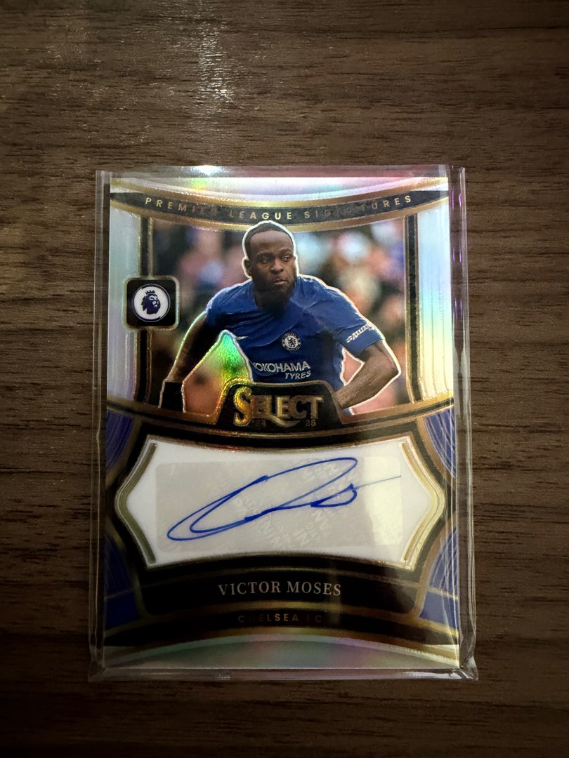 24/25 Panini Prizm EPL Victor Moses Autograph, Hobbies & Toys, Toys ...