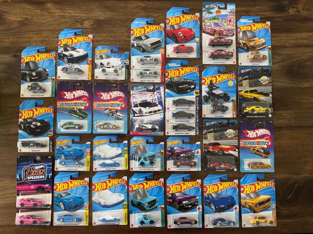 $4.50 each! Hot Wheels Cars - Various Models - Porsche - Nisan GTR etc ...