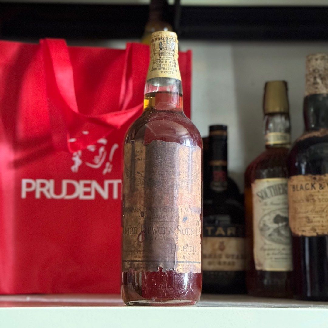 750ml 1950s Dewar’s White Label Spring Cap Rare Vintage Scotch Whisky ...