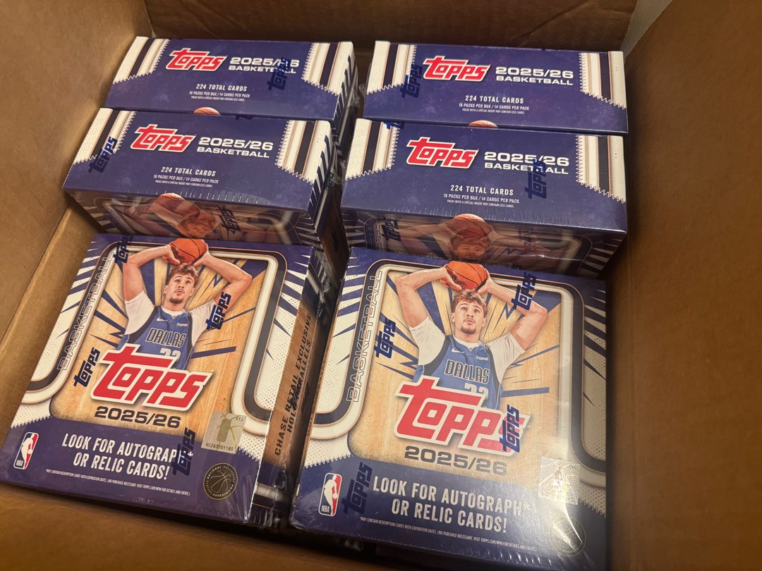 【香港現貨】 2025-26 TC Mega Box 25/26 Topps Flagship 25-26 籃球 元年, 興趣及遊戲, 收藏品 ...