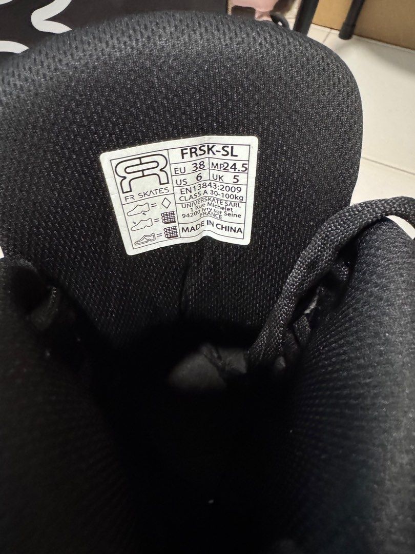 🛼 FR SL 80 Carbon Inline Skates + FR Flat Carbon Frame | EU 38 | With ...