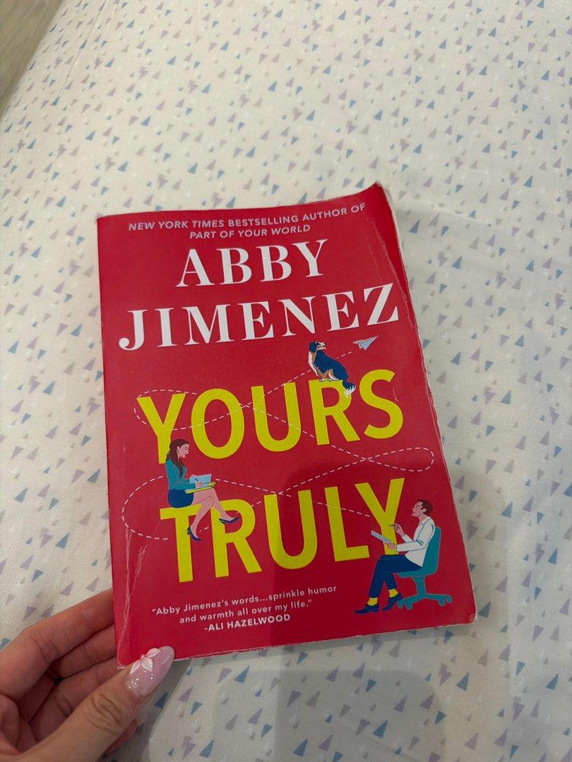 Abby Jimenez - Yours Truly, Hobbies & Toys, Books & Magazines, Fiction ...