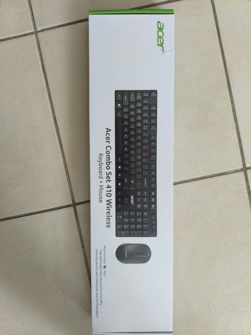 Acer Combo Set 410 Wireless Keyboard and Mouse, Computers & Tech, Parts ...