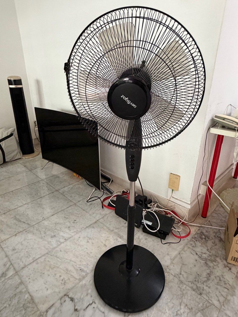Aerogaz and Midea standing fans, Furniture & Home Living, Lighting ...