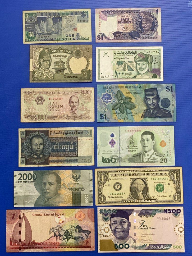 Assorted World Banknotes - Collectible Currency, Hobbies & Toys ...