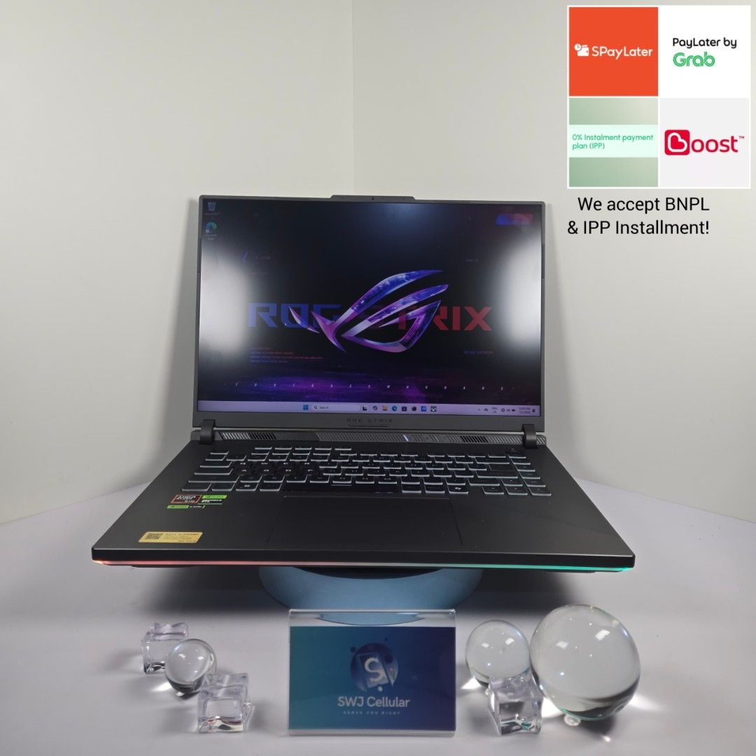 Asus ROG Strix G16 AI G614P-RRV012W | AMD Ryzen™ 9 8940HX | NVIDIA ...