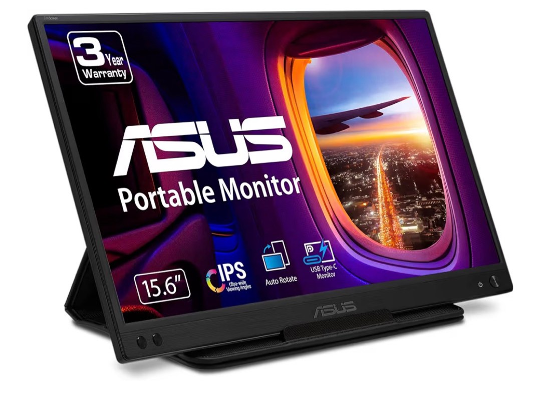 ASUS ZenScreen MB166C Portable Monitor, Computers & Tech, Parts ...