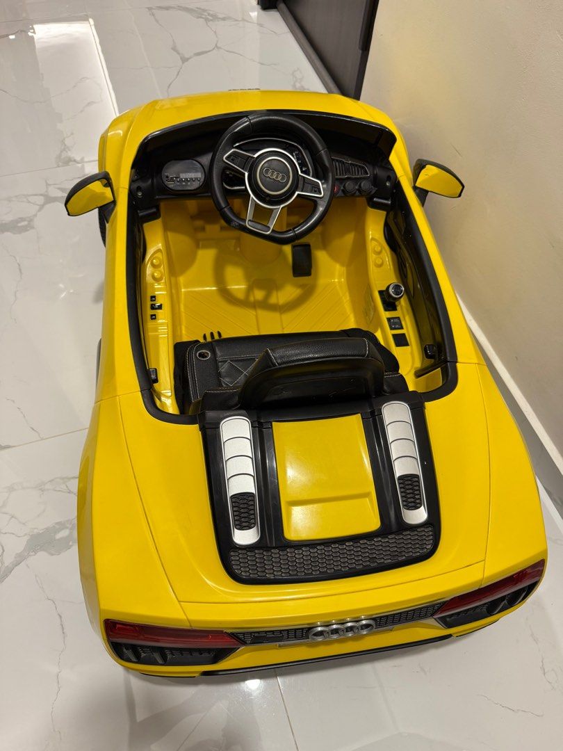 Audi R8 Spyder Ride-On Car - Yellow, Hobbies & Toys, Toys & Games on ...