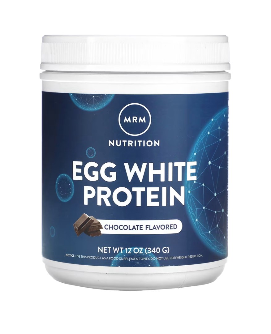 Authentic MRM Nutrition Egg White Protein 340g, Health & Nutrition ...