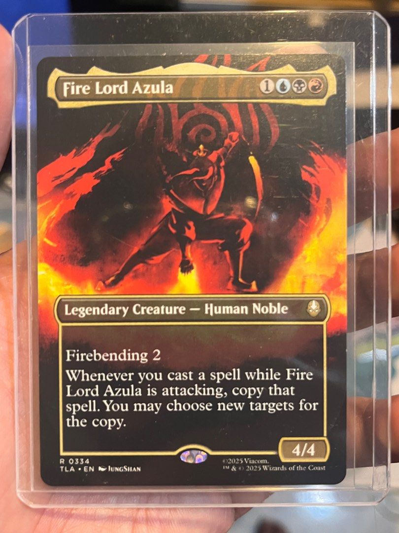 Avatar The Last Airbender Fire Lord Azula Borderless Normal - Magic The ...