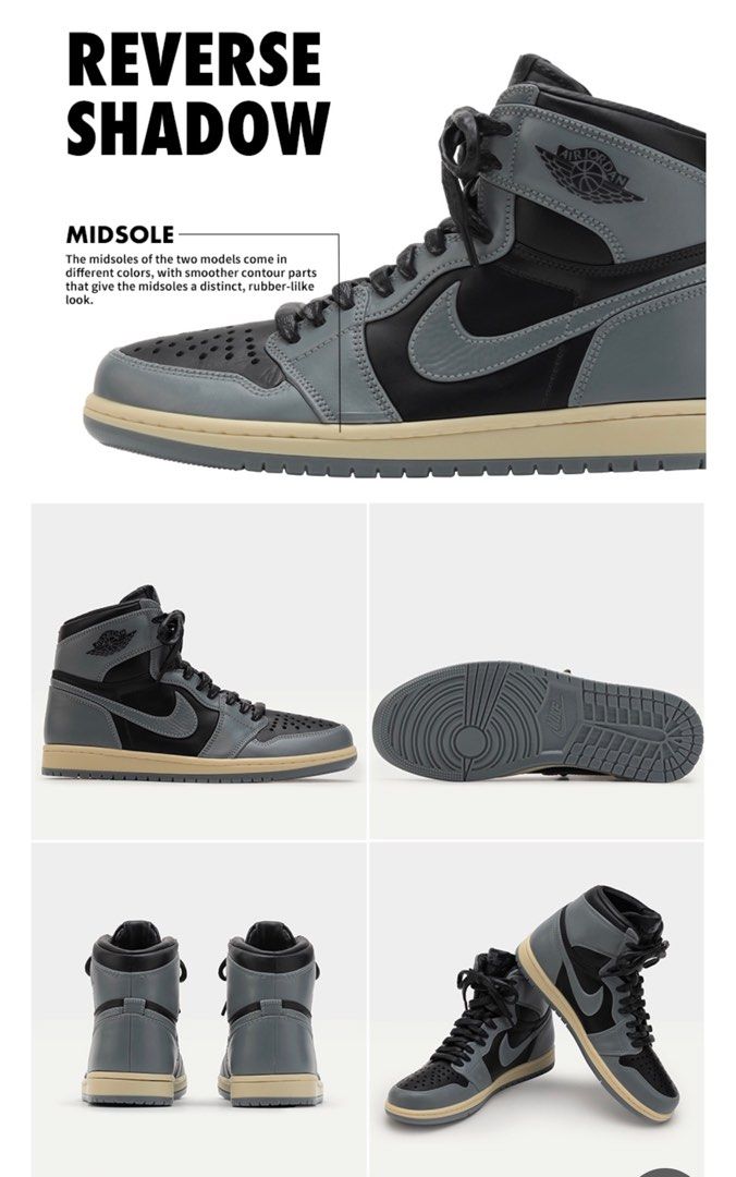 Bandai x Nike Air Jordan 1 High 85 Shadow Model Kit, Hobbies & Toys ...