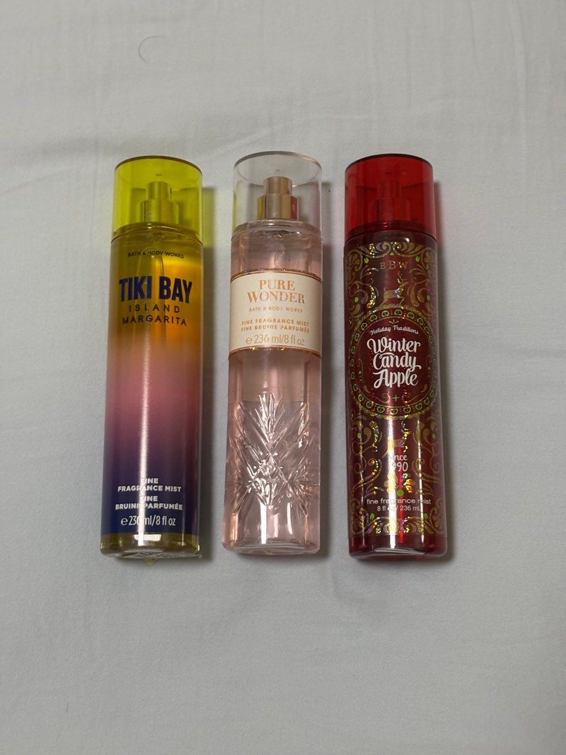 Bath & Body Works Fine Fragrance Mist Set, Beauty & Personal Care ...