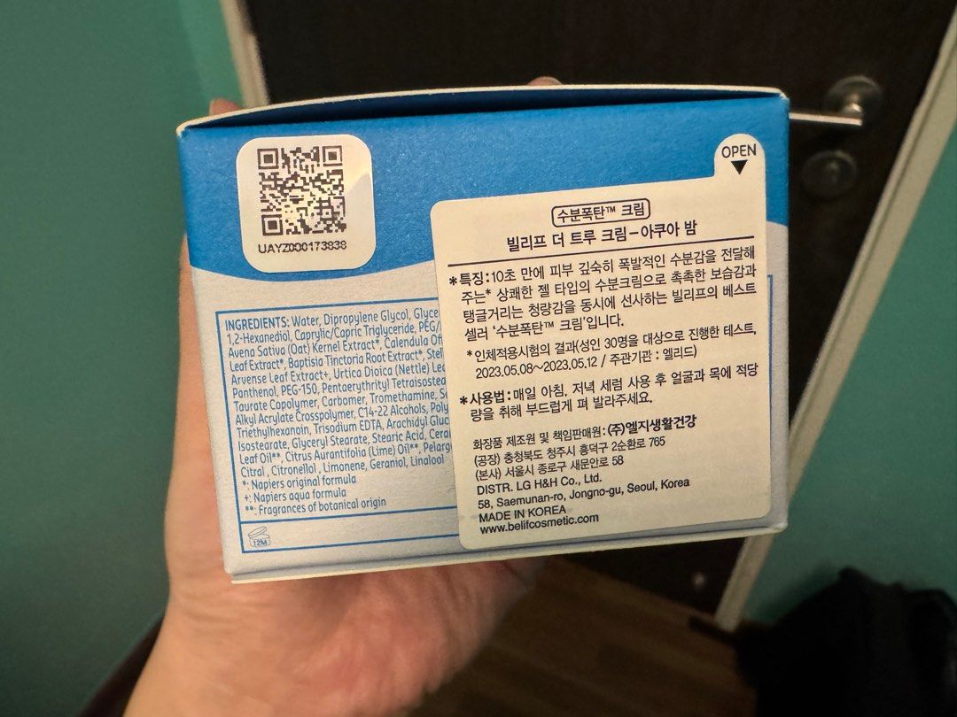 2xBelif The True Cream - Aqua Bomb (50ml) (2027 expiry), Beauty ...