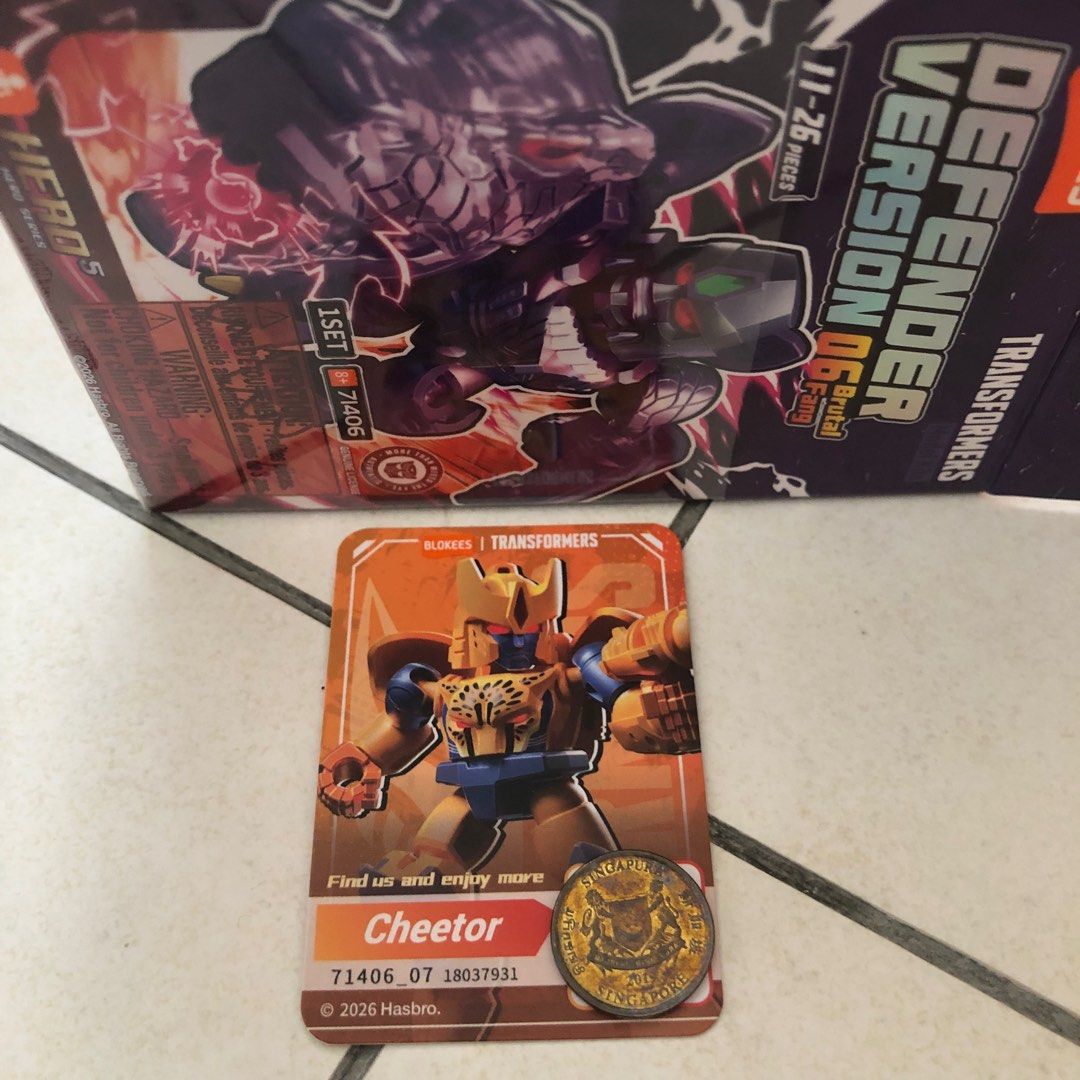 Blokees Transformers Defender 6 Cheetor, Hobbies & Toys, Toys & Games ...