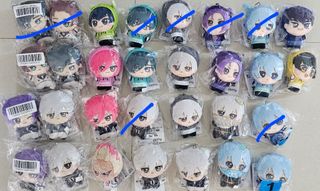 Blue Lock BLLK Nagi Rin Chibigurumi Plushies Nui Dolls Sanrio, Hobbies ...