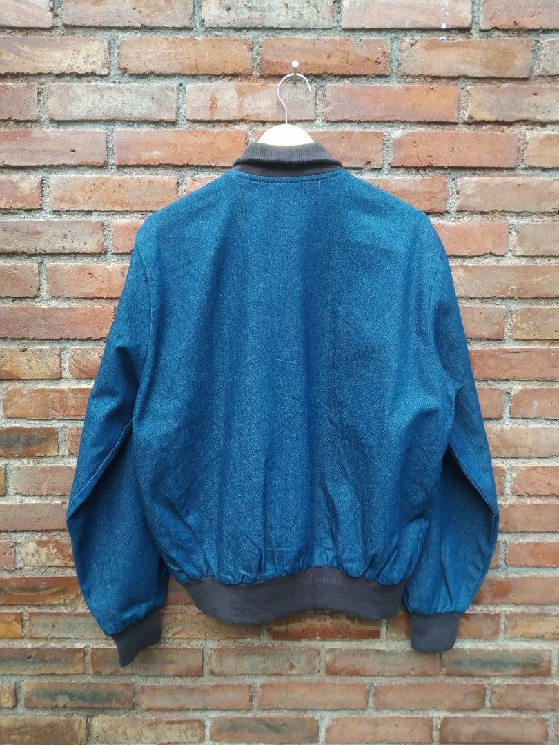 Blue water urban garment denim usn shawl collar jacket not pherrows ...