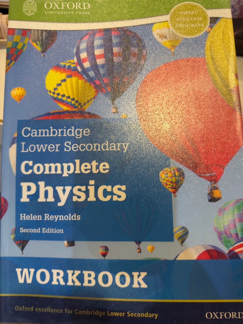 Cambridge Lower Secondary Complete Physics Workbook 9781382019132 ...