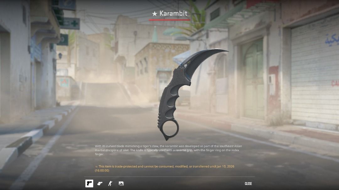[BUFF] CSGO/CS2 Karambit Vanilla, Video Gaming, Gaming Accessories, In ...