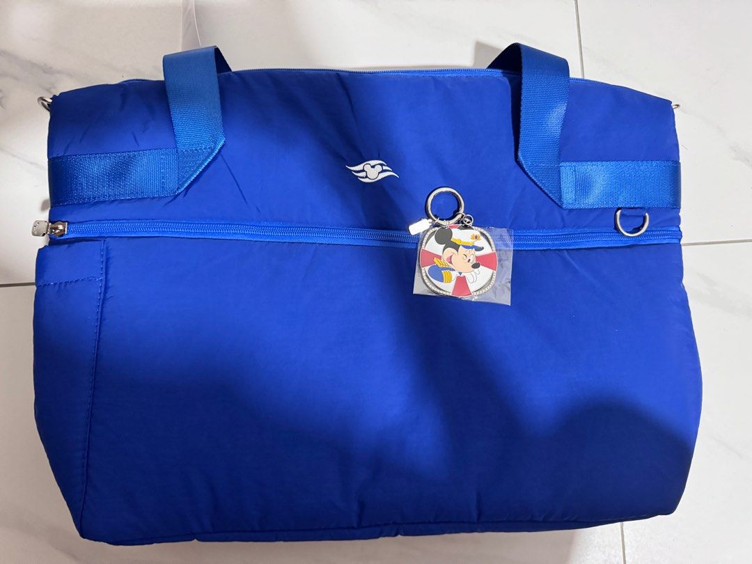 Disney Cruise Line Puffy Tote Bag with Mickey Mouse Keychain, Women's ...