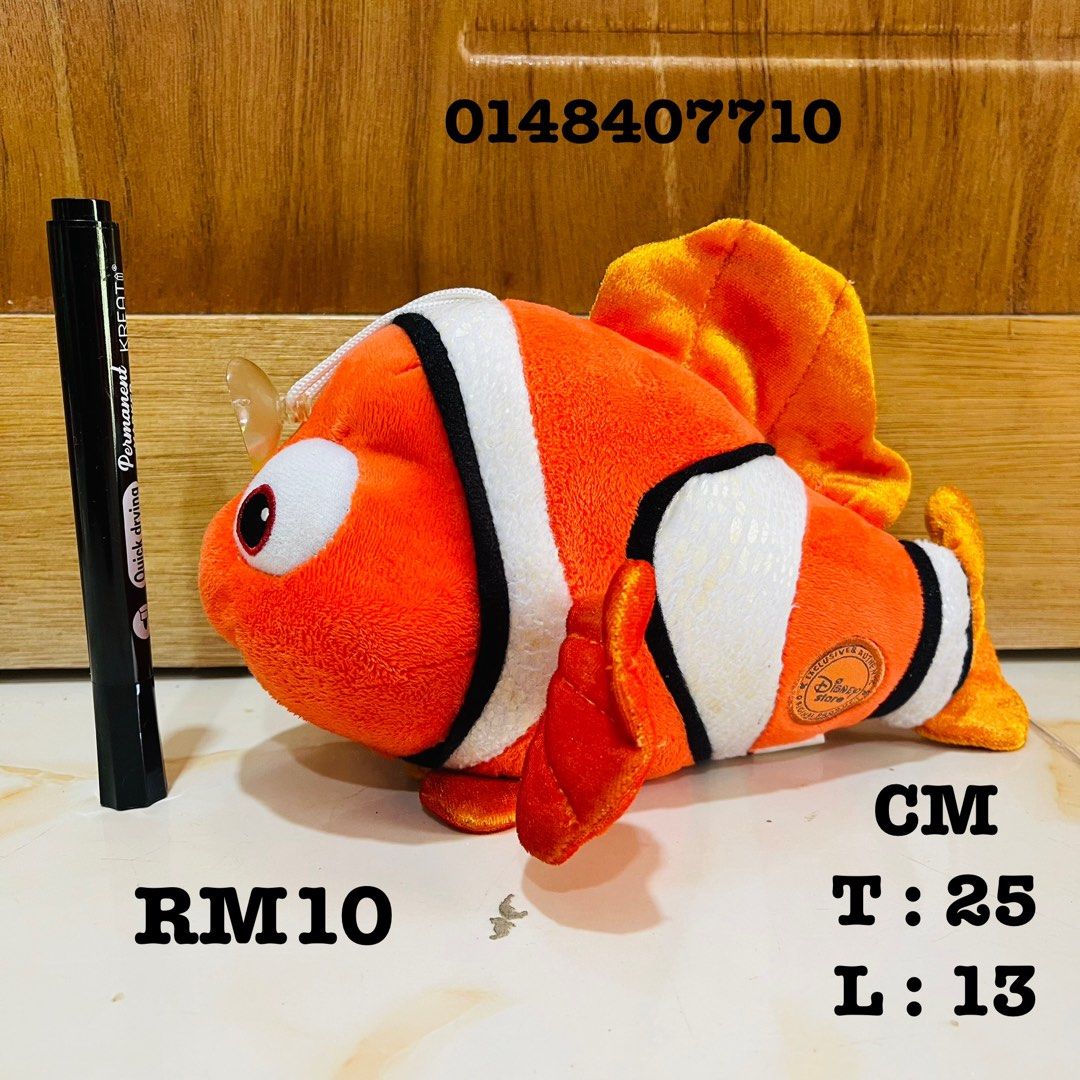 DISNEY PIXAR NEMO PLUSH TOY FINDING NEMO, Hobbies & Toys, Toys & Games ...