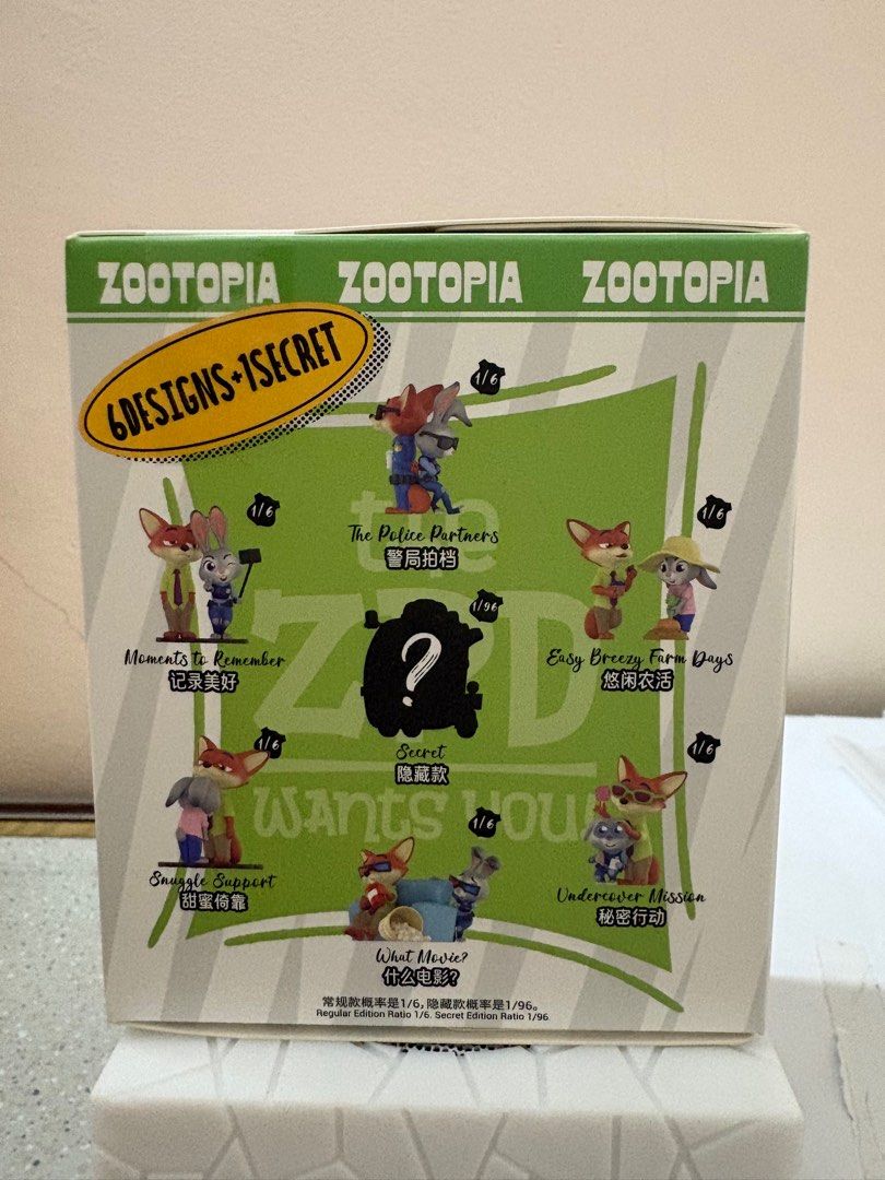 Disney Zootopia's Best Duo Series Blind Box Figure Toy, Hobbies & Toys ...