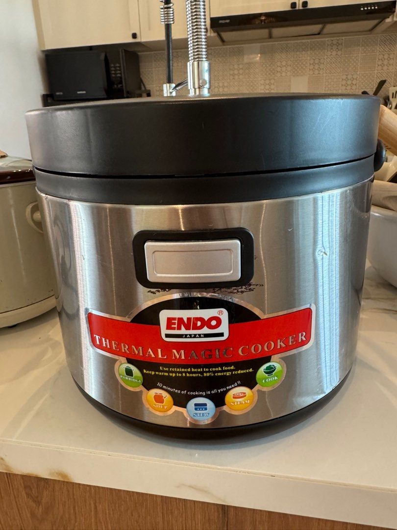 Endo Thermal Magic Cooker - Stainless Steel, TV & Home Appliances ...