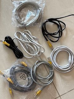 Ethernet Cables - Blue and Yellow, Computers & Tech, Parts ...