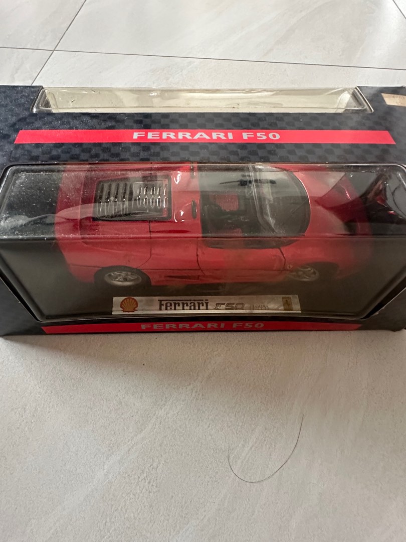Ferrari F50 Shell Collezione Die Cast Model Car, Hobbies & Toys, Toys & Games on Carousell