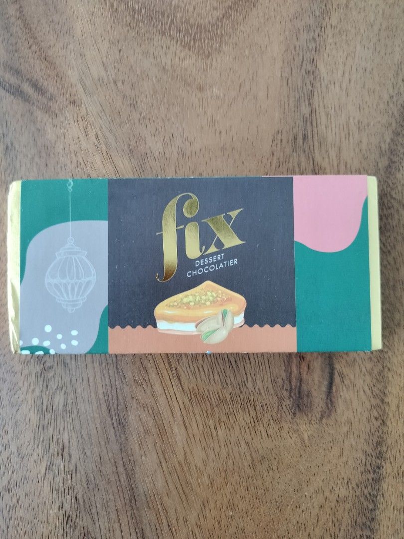 Fix Dessert Chocolatier Dark Chocolate with Pistachio & Kunafa, Food ...