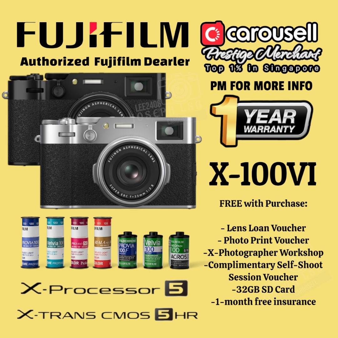 FUJIFILM X100VI (YEAR 2026) PM FOR MORE INFO | X 100VI/X100 VI| X100M6 ...