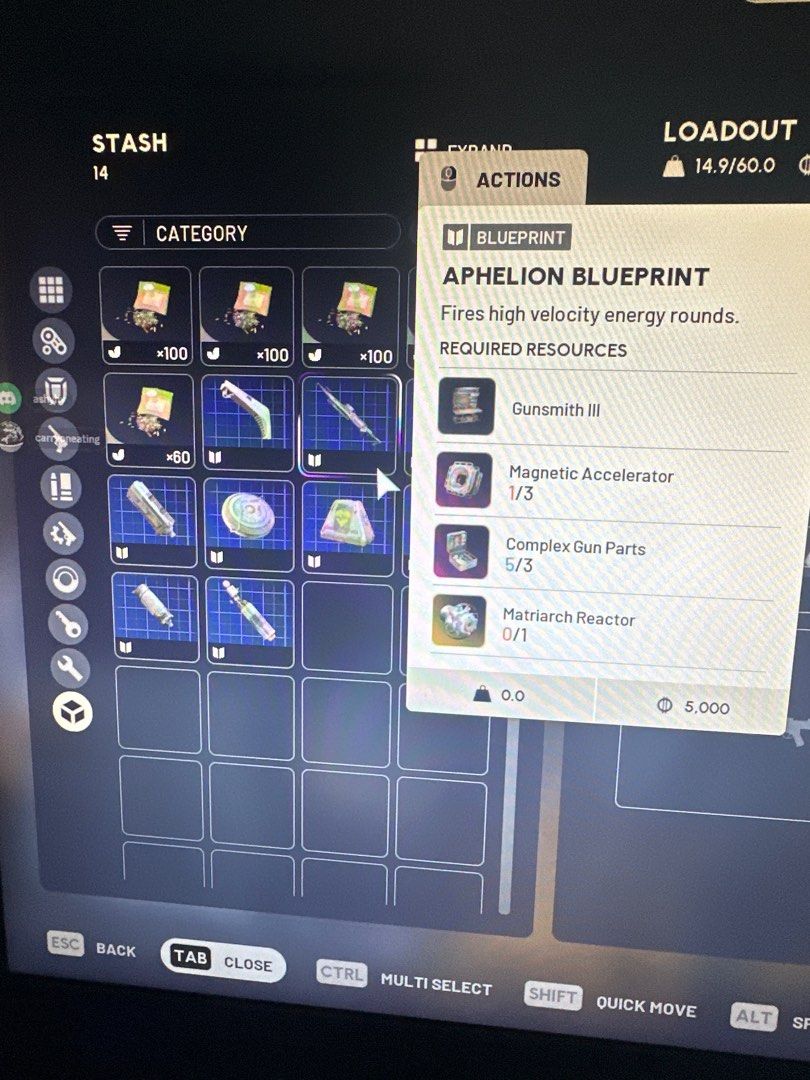 Arc Raiders Blueprints - Looting MK. 3 & Aphelion, Hobbies & Toys ...